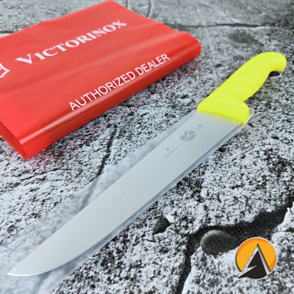 Jual Butcher knife pisau sembelih victorinox straight 23 cm original ...