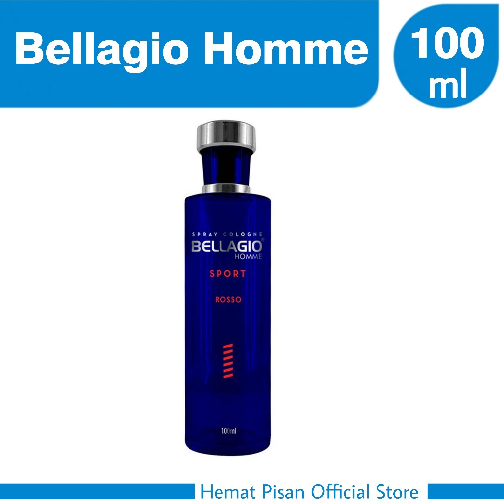 Jual Bellagio Homme Spray Cologne Sport Rosso 100 ml | Shopee Indonesia