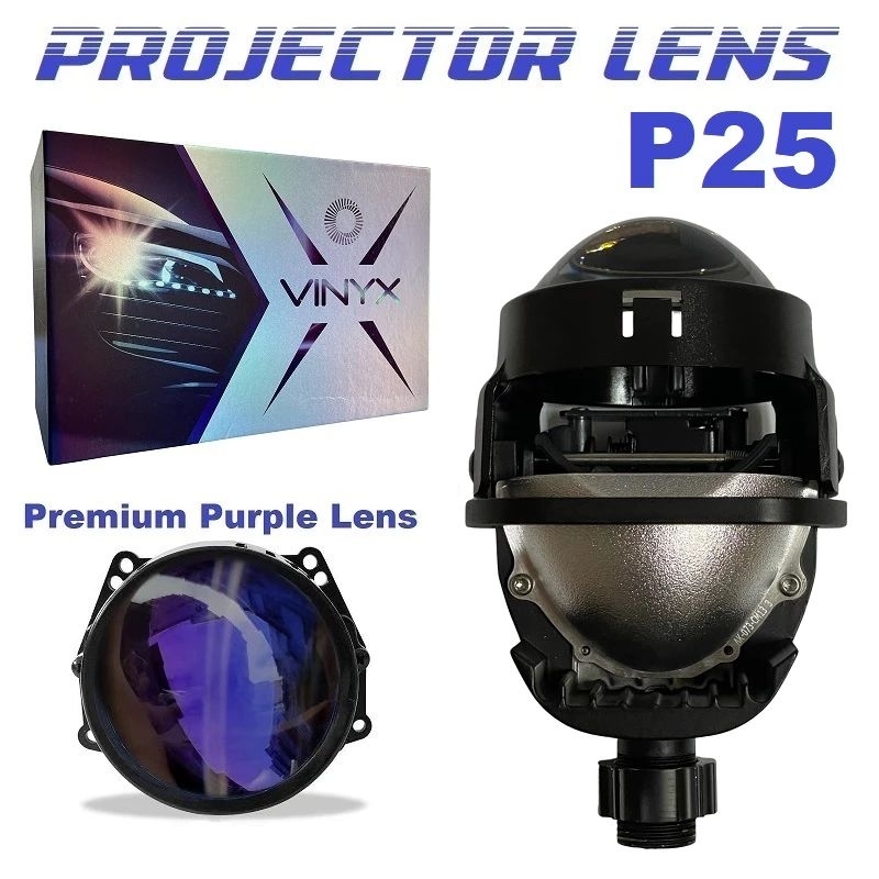 Jual Projector Projie BiLED 2.5 Inch Inci Inchi Mobil Motor Vinyx P25 ...