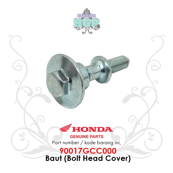 Jual Baut Head Beat FI (Bolt Head Cover) Ori AHM Baud Hed - 90017GCC000 ...
