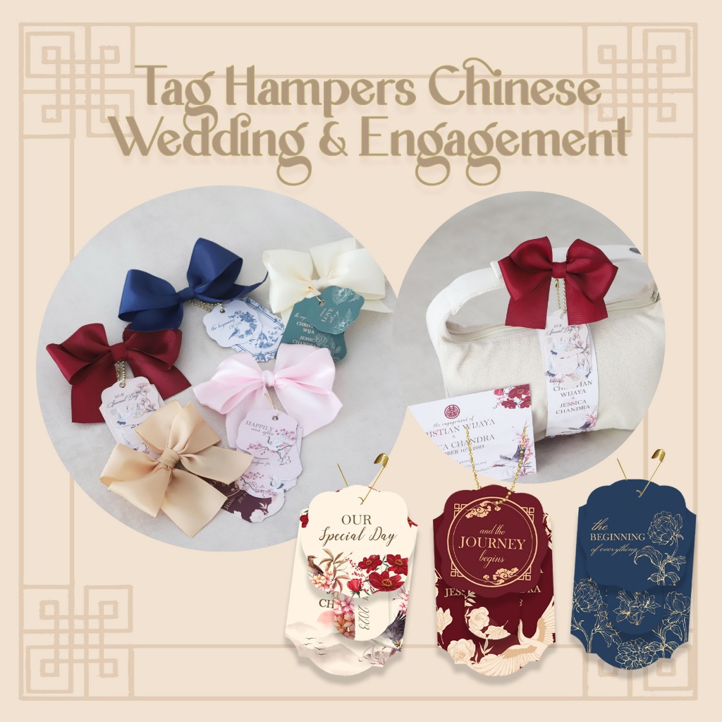 Jual Tag Pita Hampers Souvenir Engagement Tingjing Sangjit Chinese ...