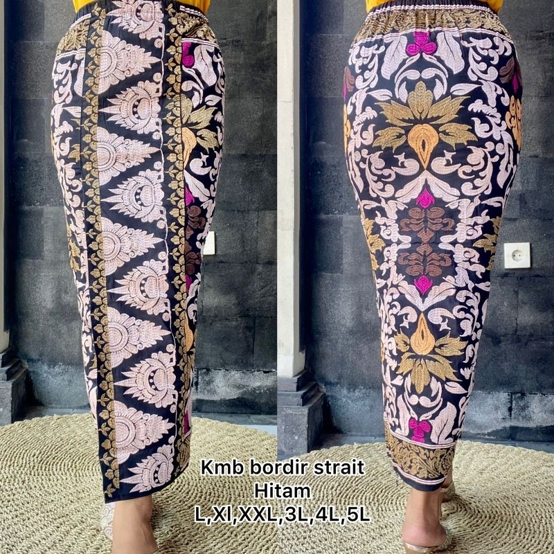 Jual kamben bordir strait motif patra kombinasi | Shopee Indonesia