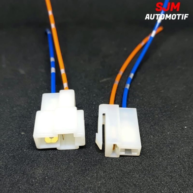 Jual SOKET KABEL 2 PIN BESAR KONEKTOR SAMBUNGAN KABEL MOTOR MOBIL PLUS ...