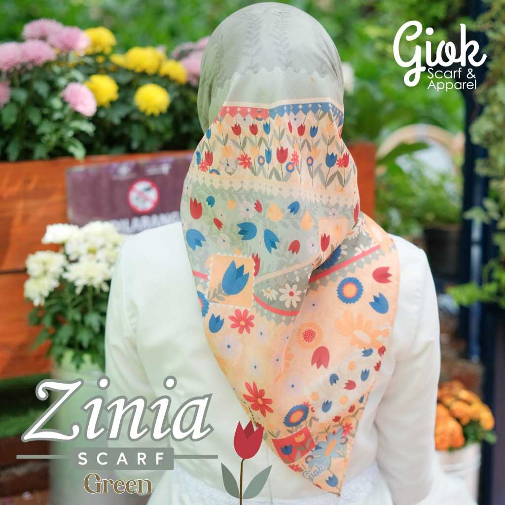 Jual Zinia Scarf by Giok Scarf | Shopee Indonesia