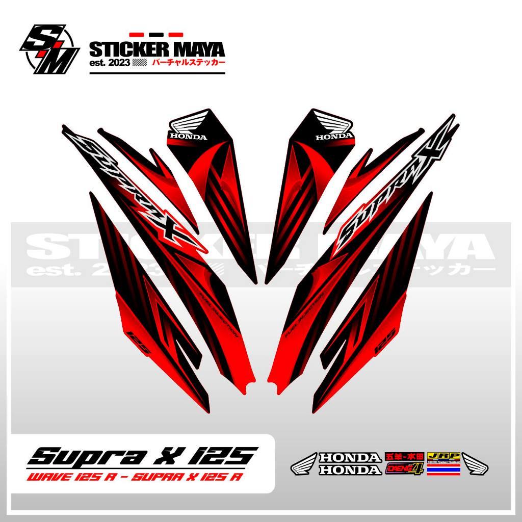 Jual STRIPING SUPRA X 125 R NEW MTF 6 / STIKER SUPRA X 125 FI / STICKER ...