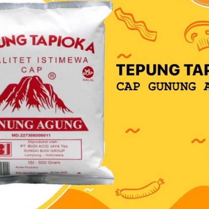 Jual tepung tapioka gunung agung 1 dus / tepung tapioca gunung agung 1 ...