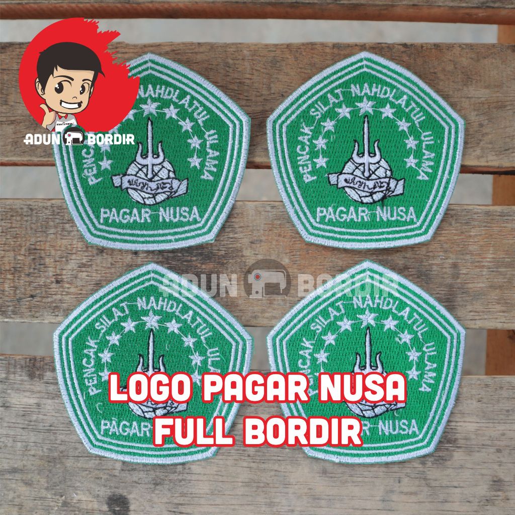 Jual Logo Pagar Nusa FULL BORDIR | Shopee Indonesia Jual Logo Pagar Nusa FULL BORDIR | Shopee Indonesia