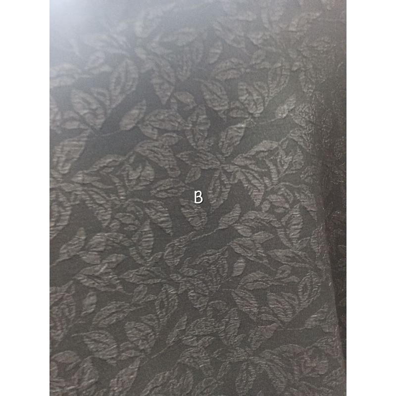 Jual Kain JAQUARD EMBOS PREMIUM BLACK WHITE SERIES || Harga Per ...