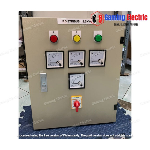 Jual Panel distribusi 3 phase daya 13.200VA/13.2Kva + Metering | Shopee ...