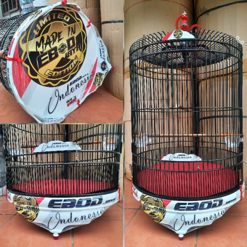 Jual SANGKAR MURAI EBOD JAYA INDONESIA NO 2 BIKIN GREGET KOMPLIT//AKSESORIS | Shopee Indonesia