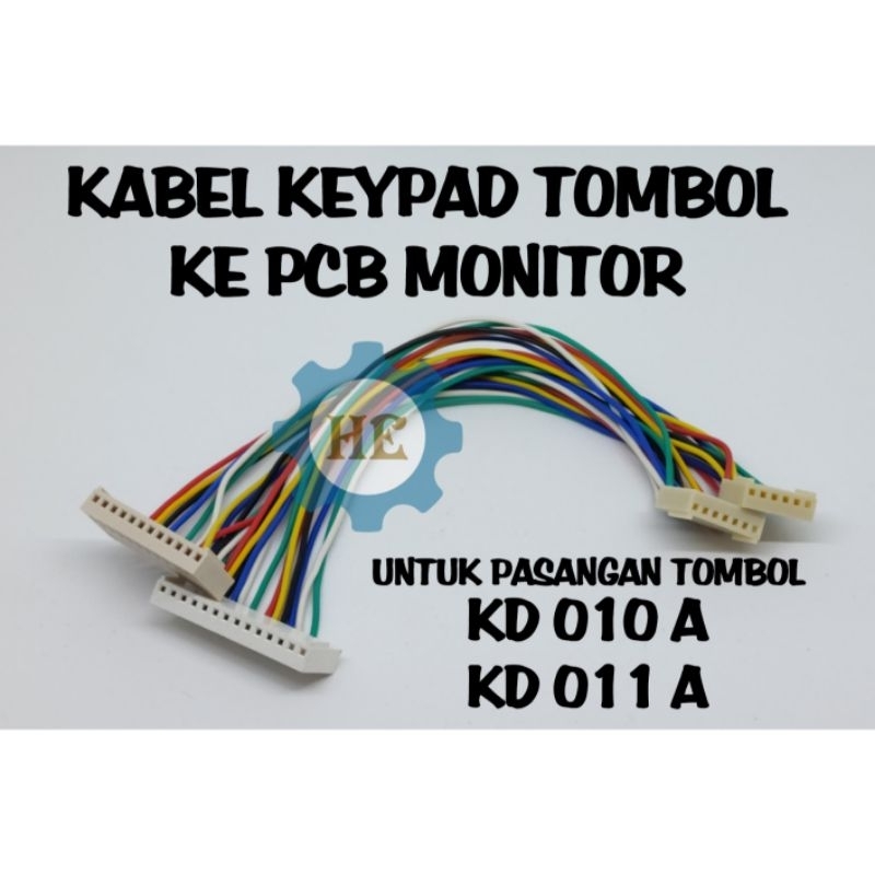 Jual KABEL PCB TOMBOL KE PCB MONITOR MESIN BORDIR KOMPUTER | Shopee ...