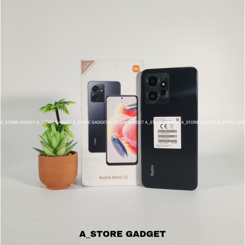 Jual REDMI NOTE 12 8/256 SECOND LIKENEW FULLSET | Shopee Indonesia