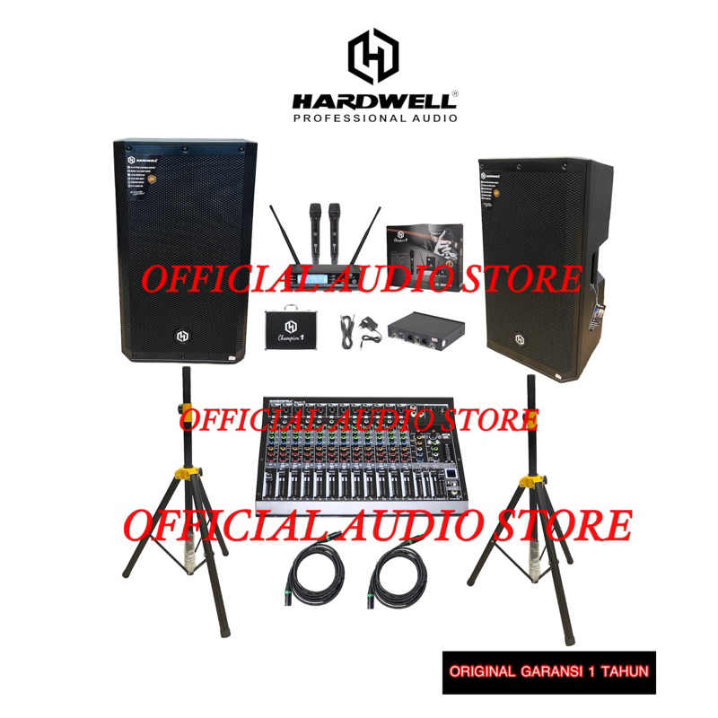 Jual Paket Sound System Outdoor Original Hardwell Mic Champion 1 ...