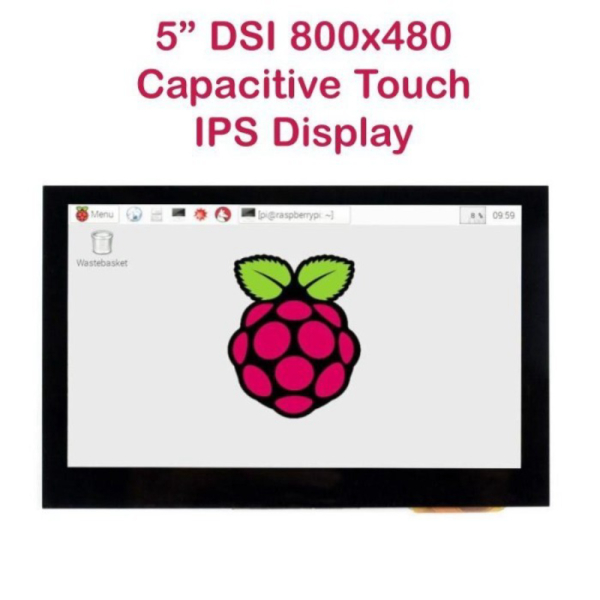 Jual Raspberry Pi Capacitive Touchscreen IPS LCD 5 inch 800x480 DSI ...