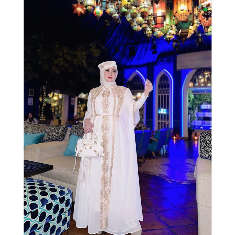 Jual Ready Stok Kaftan Muslim MAZAYA Kaftan Lebaran Kaftan Kondangan ...