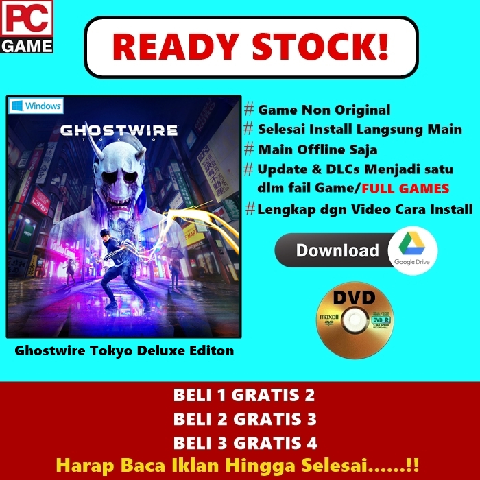 Jual Ghostwire Tokyo Deluxe Editon - Game Offline PC-Laptop Windows ...