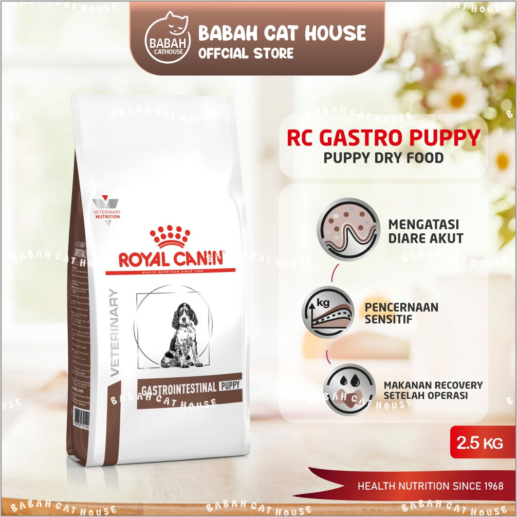 Jual ROYAL CANIN GASTROINTESTINAL PUPPY 2.5KG Dog Food Gastro ...