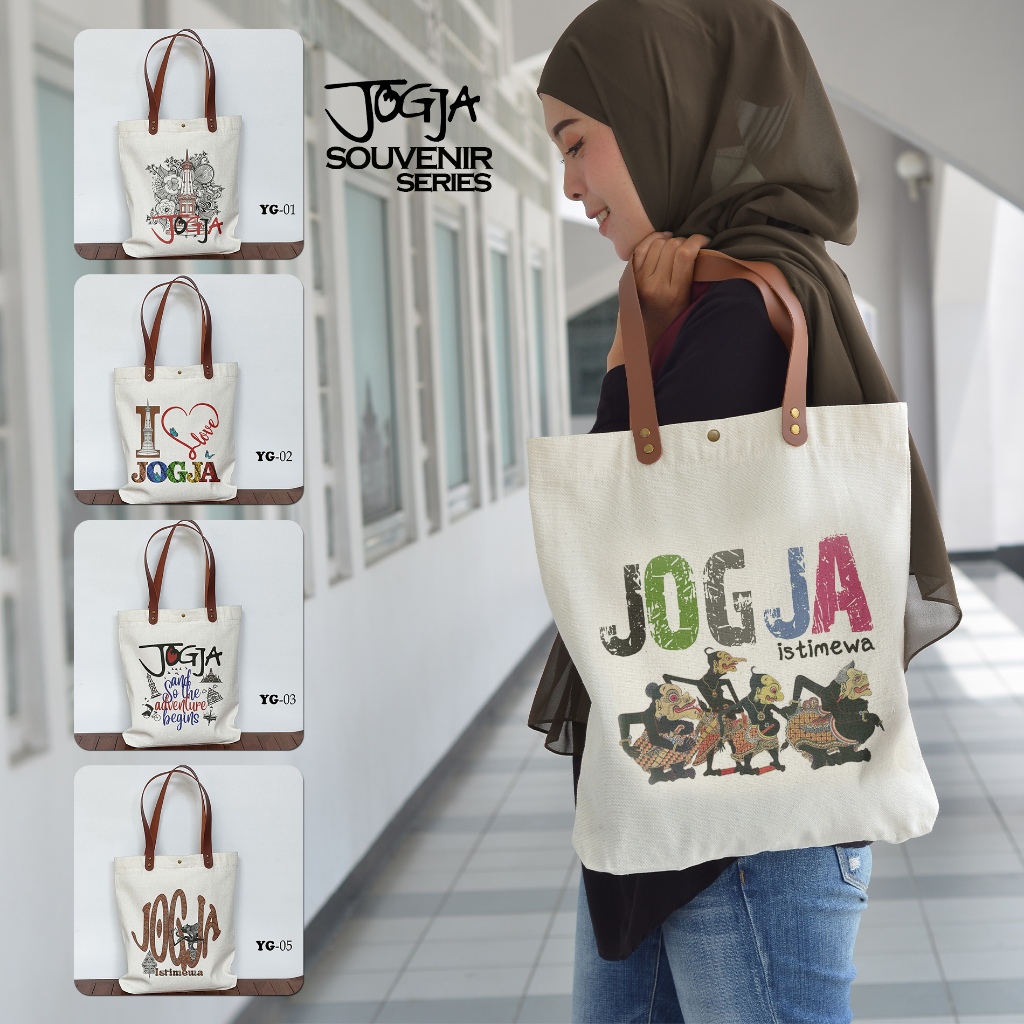 Jual Totebag Souvenir Jogja Tas oleh oleh Yogyakarta | Shopee Indonesia