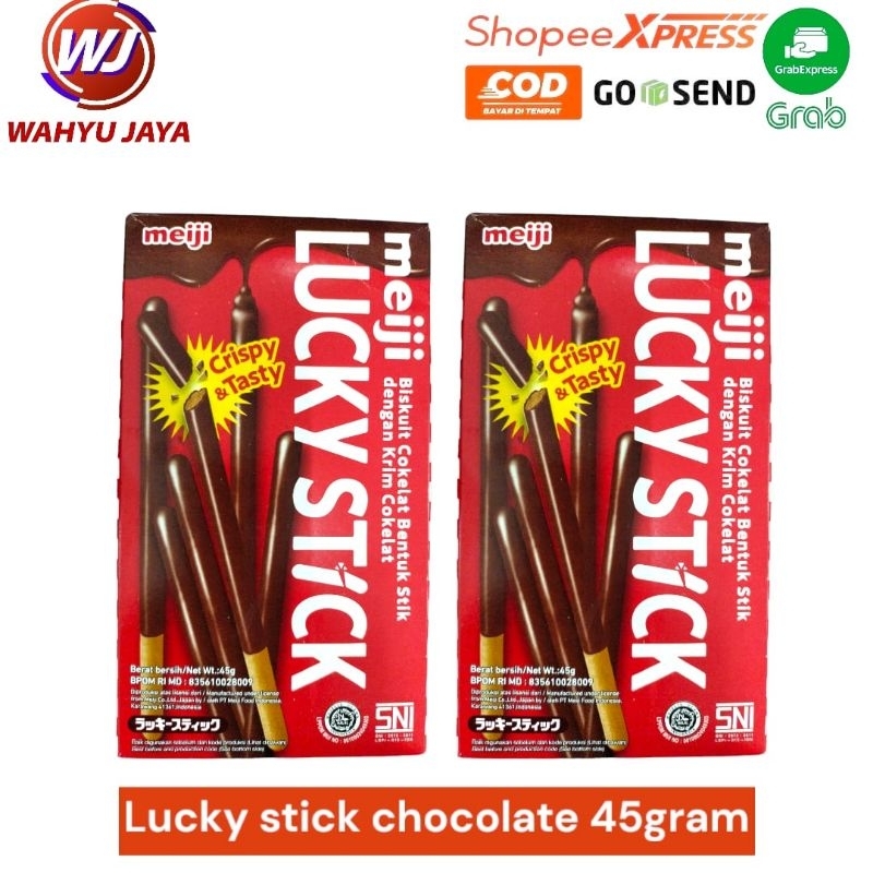 Jual Lucky stick chocolate 45gram | Shopee Indonesia