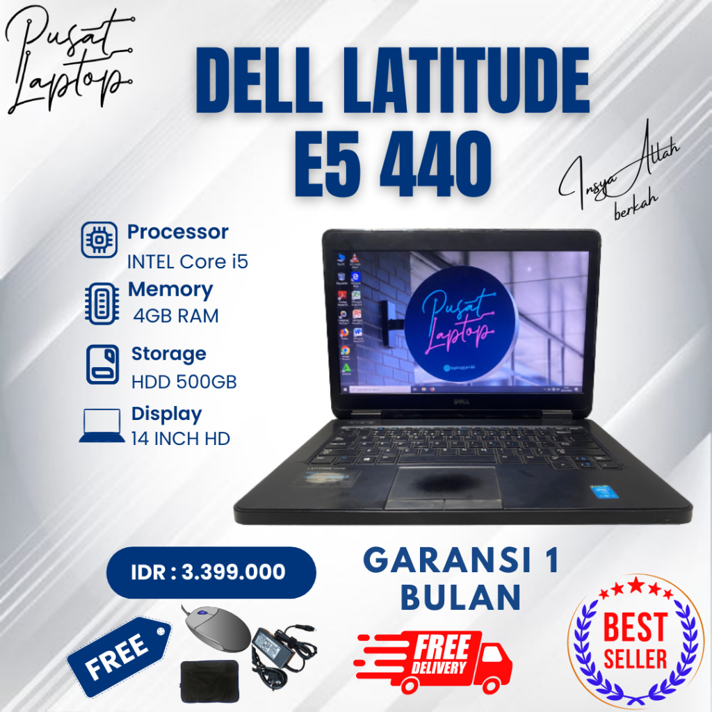 Jual LAPTOP DELL LATITUDE E5270 | INTEL CORE I5 | HDD 500GB | RAM 4GB ...