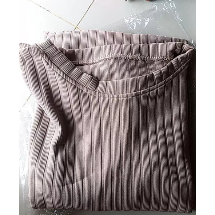 Jual PROMO !!! One Set Wanita Kekinian Bahan Knit Hornet Murah ...
