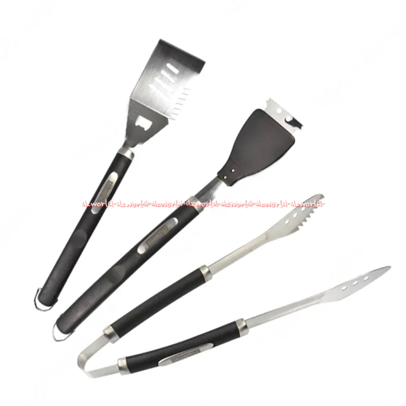 Jual Celcio & Co Set Peralatan BBQ Grip Penjepit Ergonomis Stainless ...
