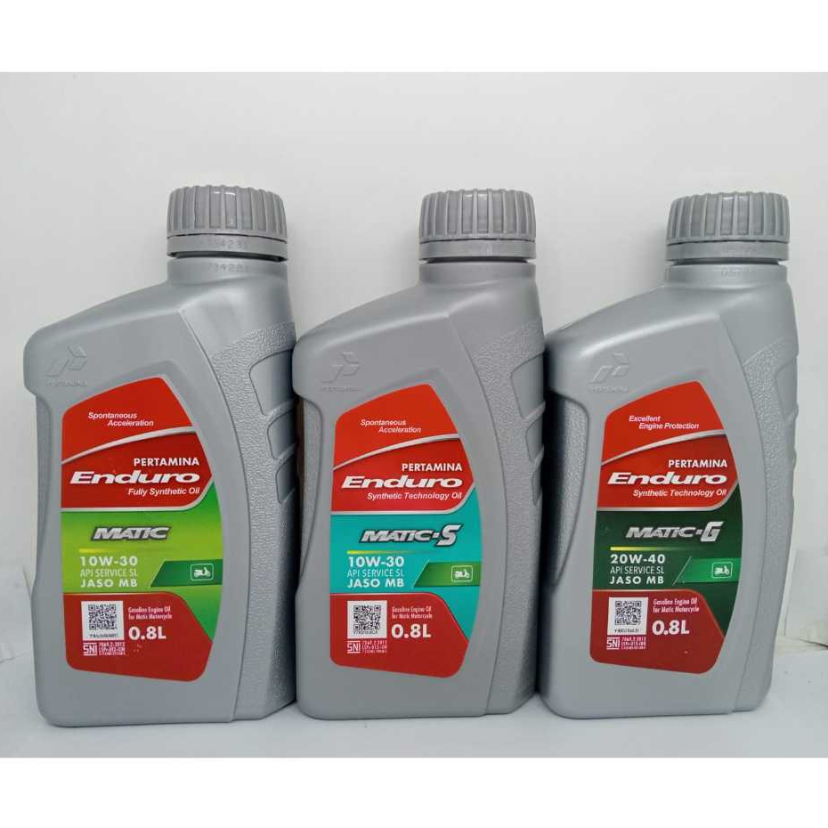Jual Pertamina Oil Enduro Matic Oli Series Varian Isi 800ML (Dijamin ...