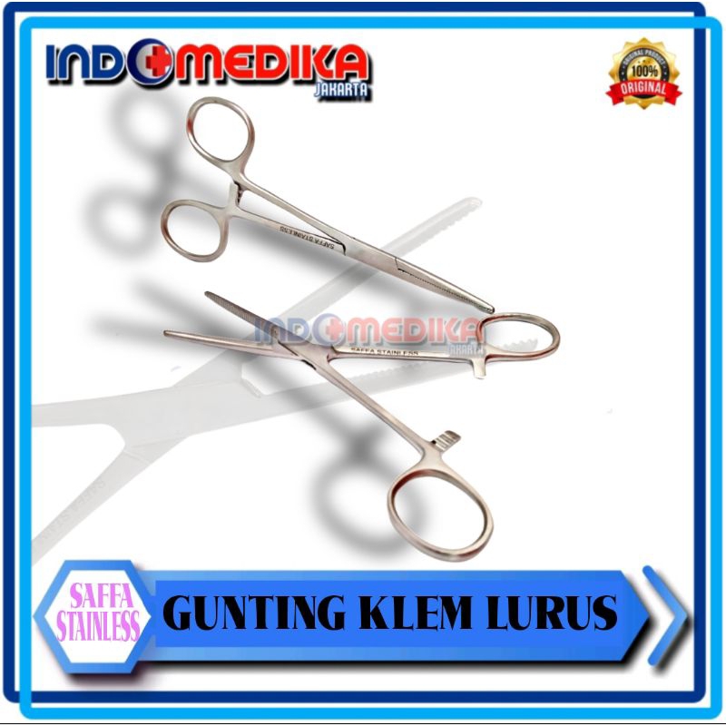 Jual Klem kocher 14cm/Gunting klem lurus | Shopee Indonesia