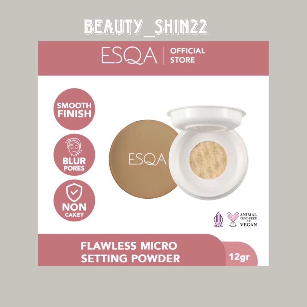 Jual ESQA Flawless Micro Setting Powder | Shopee Indonesia