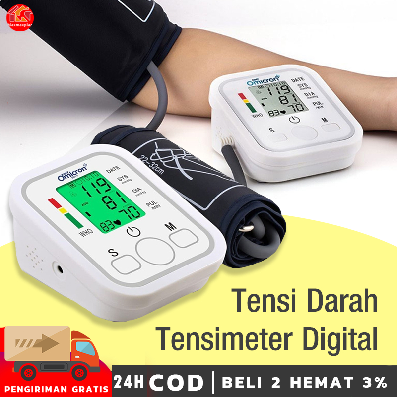 Jual Tensimeter Tensi Meter Pengukur Tekanan Blood Pressure Monitor ...