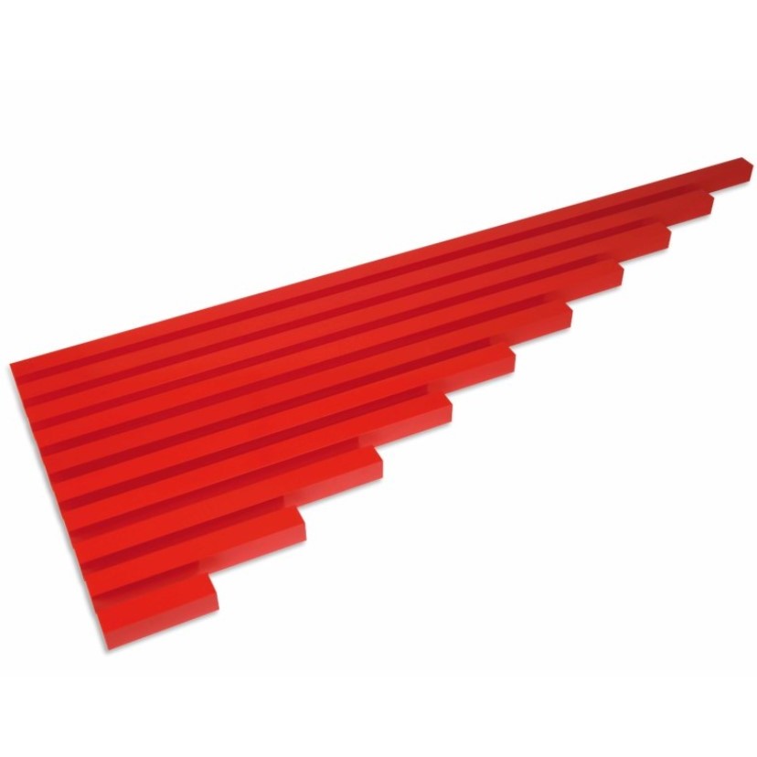 Jual Red Rod Number Rod Montessori Long Red Rod Long Number Rod ...