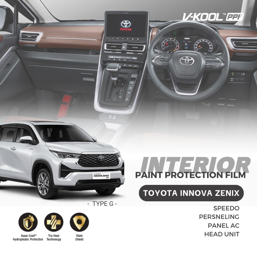 Jual V-KOOL PPF Interior Protector Toyota Innova Zenix Type G - Panel ...