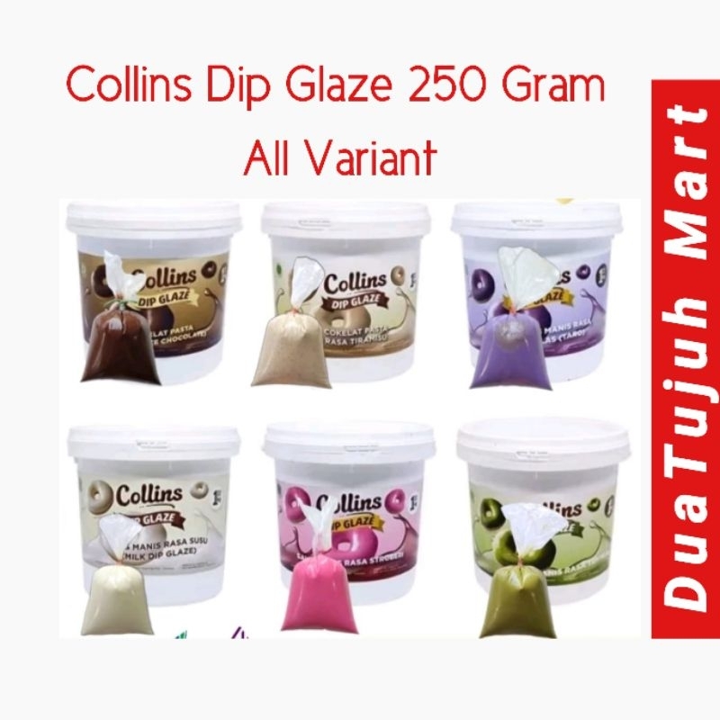 Jual Collins Dip Glaze 250 Gram All Variant | Shopee Indonesia