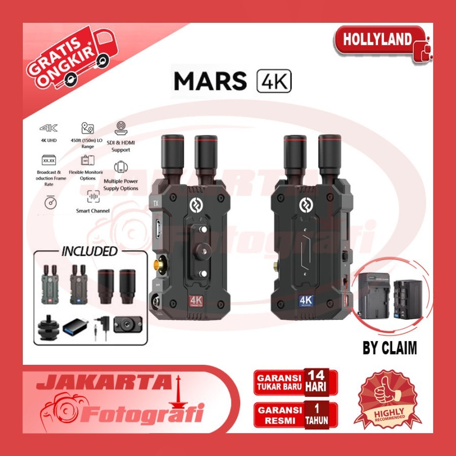 Jual Hollyland Mars 4K Wireless Video Transmission System | Shopee ...
