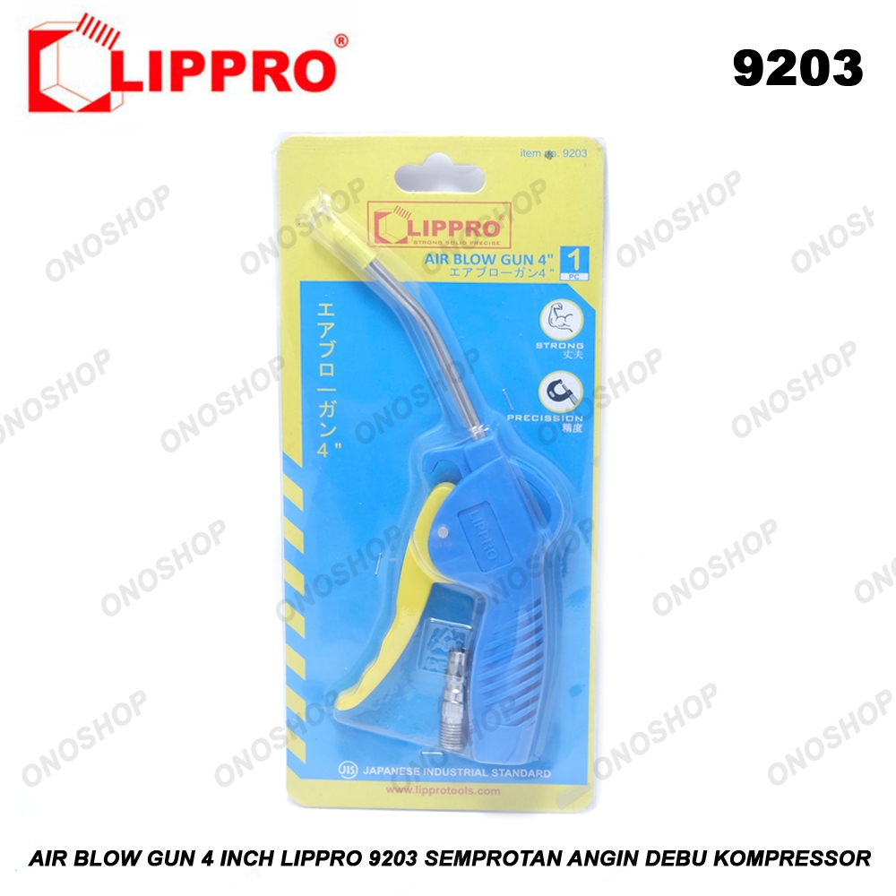 Jual Air Blow Gun 4 Inch Lippro 9203 Semprotan Angin Debu Kompressor ...