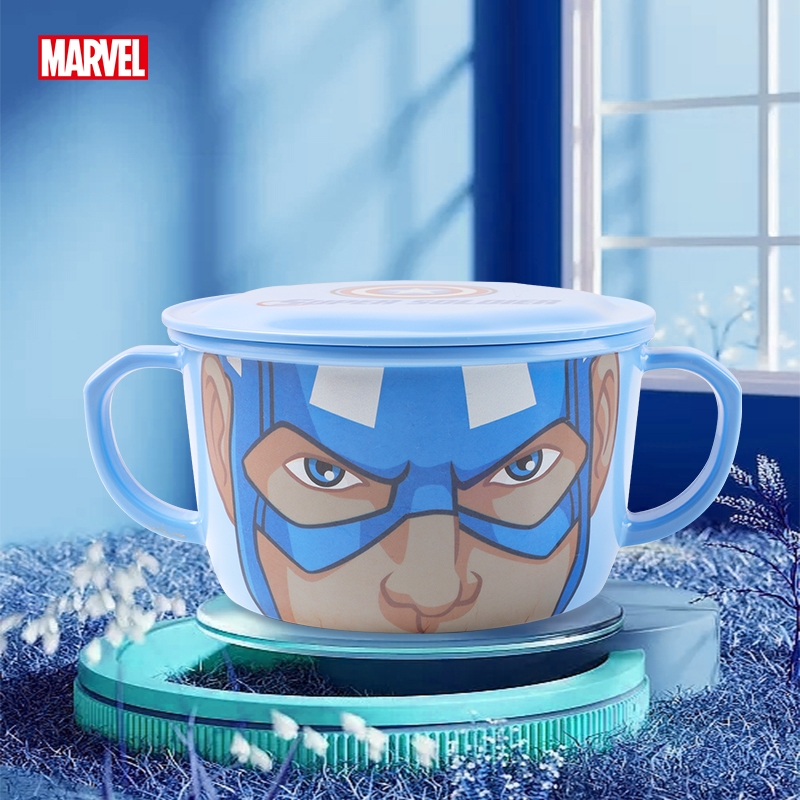 Jual DISNEY MARVEL ORIGINAL DOUBLE HANDLE BOWL with LID Spiderman Hulk ...