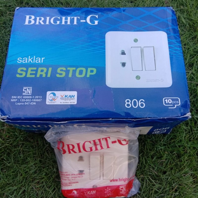 Jual Saklar Seri Stop Tanam Bright-G (IB) | Shopee Indonesia