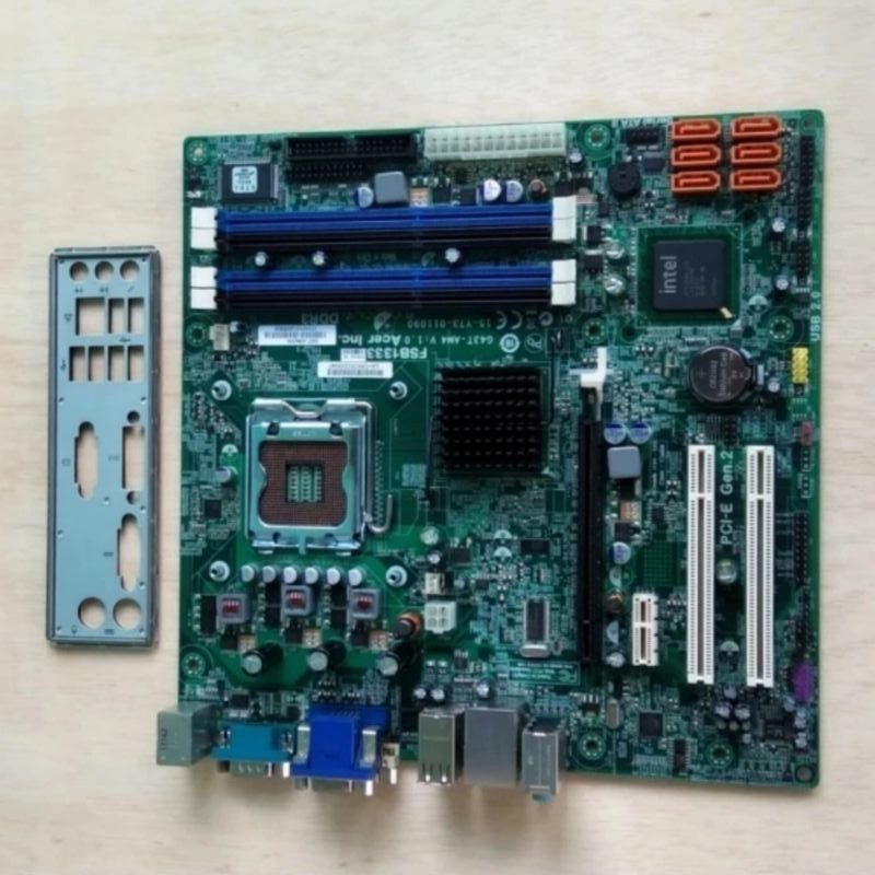 Jual MOBO BUILD UP MOTHERBOAD ACER veriton m480 G41 G43 DDR3 LGA 775 / 4 SLOT RAM DDR3 6 buah ...