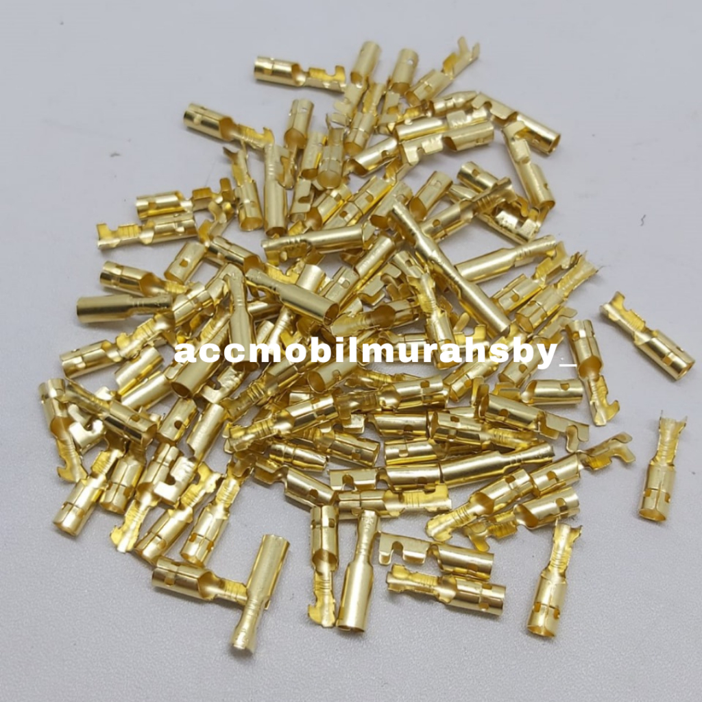 Jual 100pcs Skun Sekun Kabel Motor Bulat Male Dan Female Cowok Cewek Soket Kabel Motor Shopee