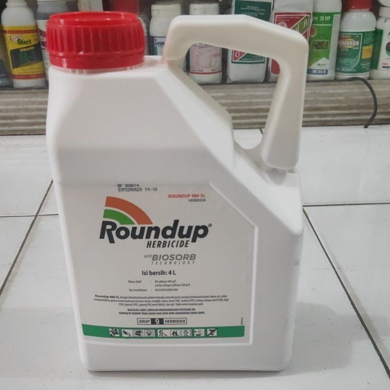 Jual Racun rumput Roundup 486 SL 4 Liter | Shopee Indonesia