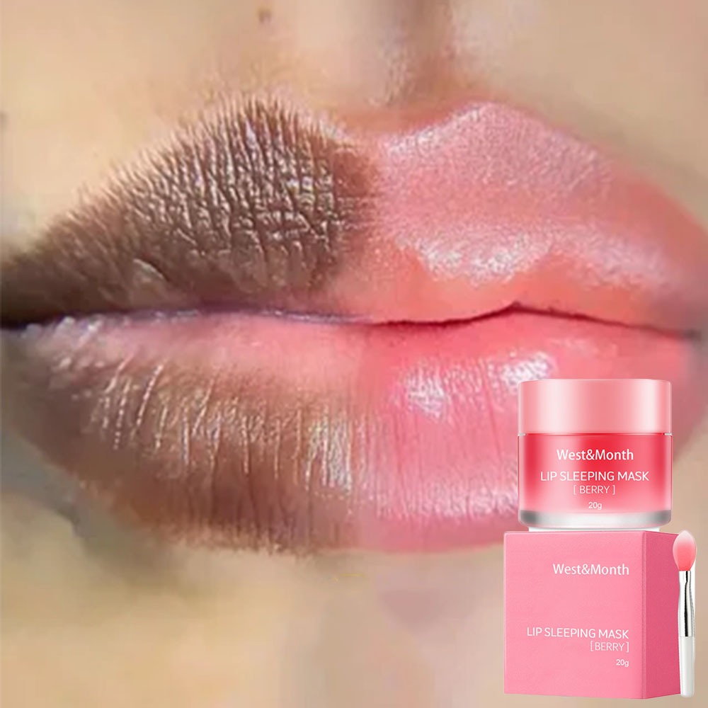 Jual krim pelembab bibir Scrub bibir hitam menjadi bibir merah mask ...