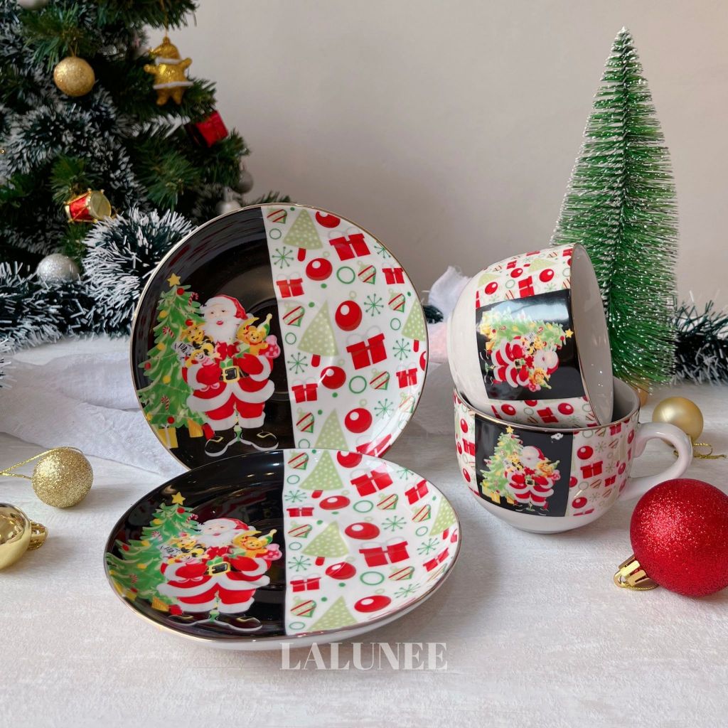 Jual Parsel Tas Anyaman Natal Unik - Hampers Natal Isi Cangkir Set ...