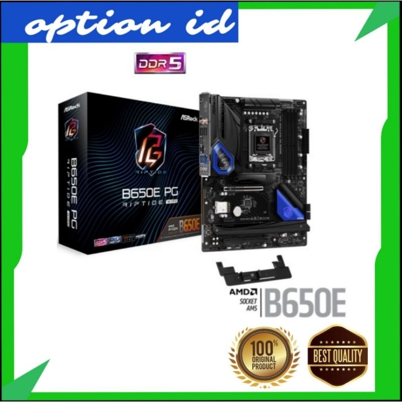 Jual ASRock B650E PG RIPTIDE WIFI | B650 AM5 DDR5 ATX - Motherboard AMD ...
