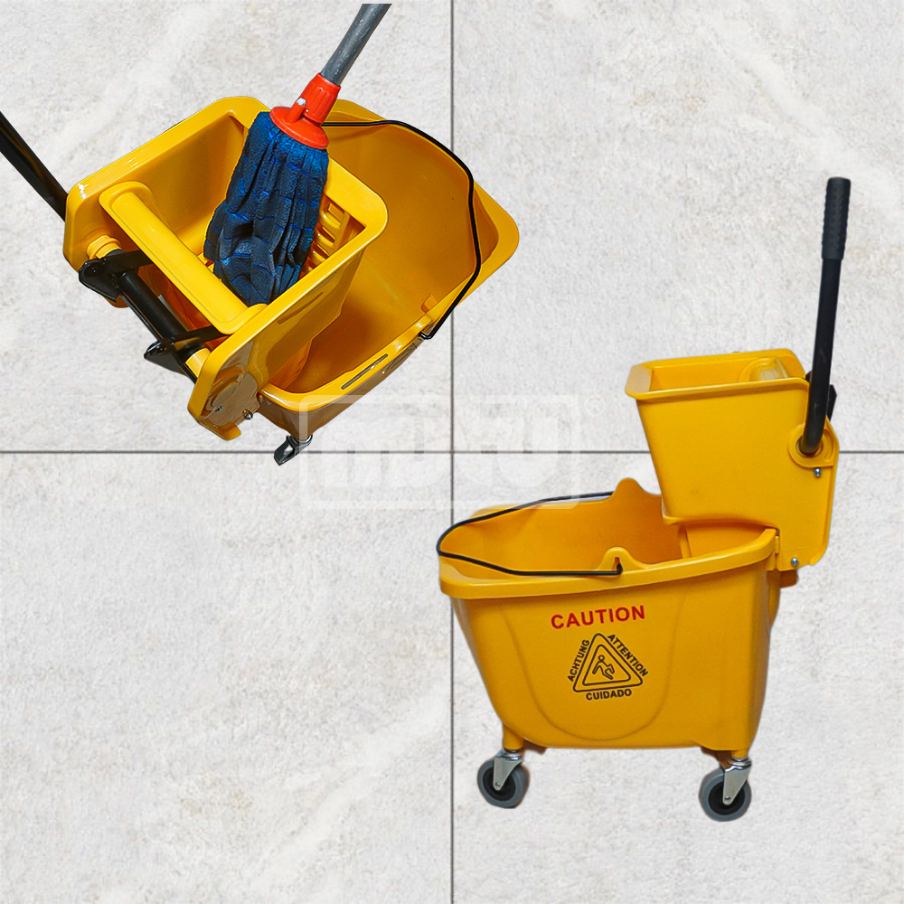 Jual MUTU Alat Peras Pel Single Bucket Cleaning Mop Wringer Press ...