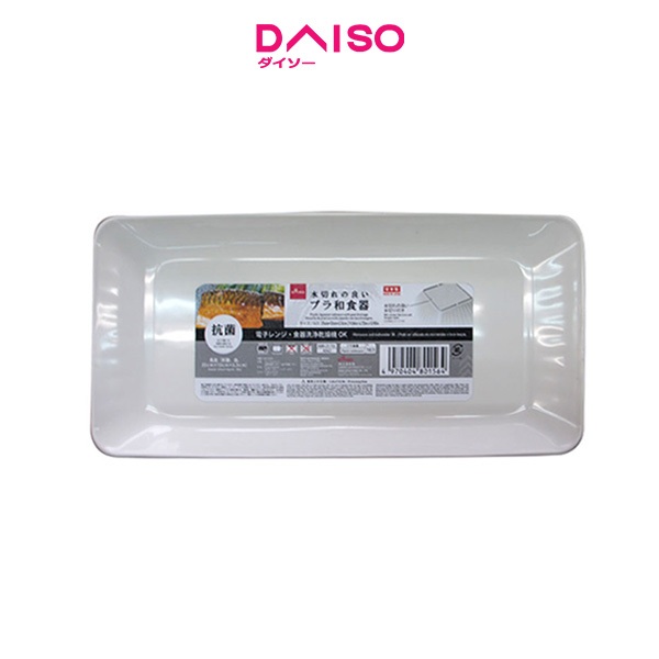 Jual Daiso Japanese tableware long dish White | Shopee Indonesia