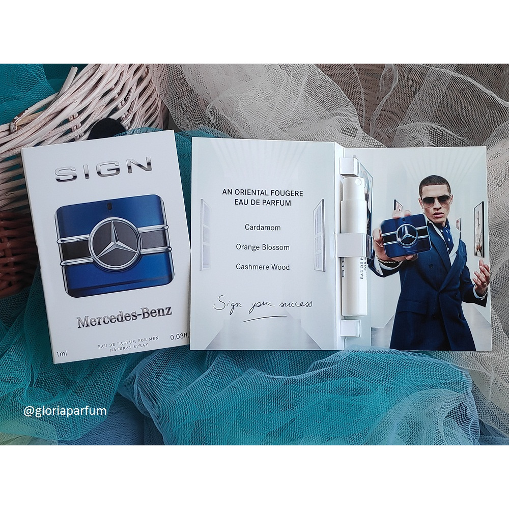 Jual Original Parfum BPOM Mercedes Benz Sign EDP 1ml Men (Vial ...