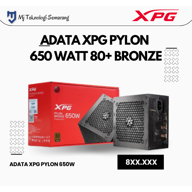 Jual ADATA XPG Pylon 650 Watt 80+ Bronze Power Supply 650W | Shopee ...