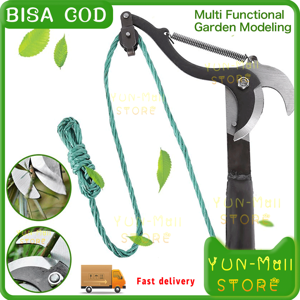 Jual Gunting Dahan Tarik/Gunting Dahan Pohon Pisau Tali Gergaji Pohon Anti Karat Tree Pruner ...