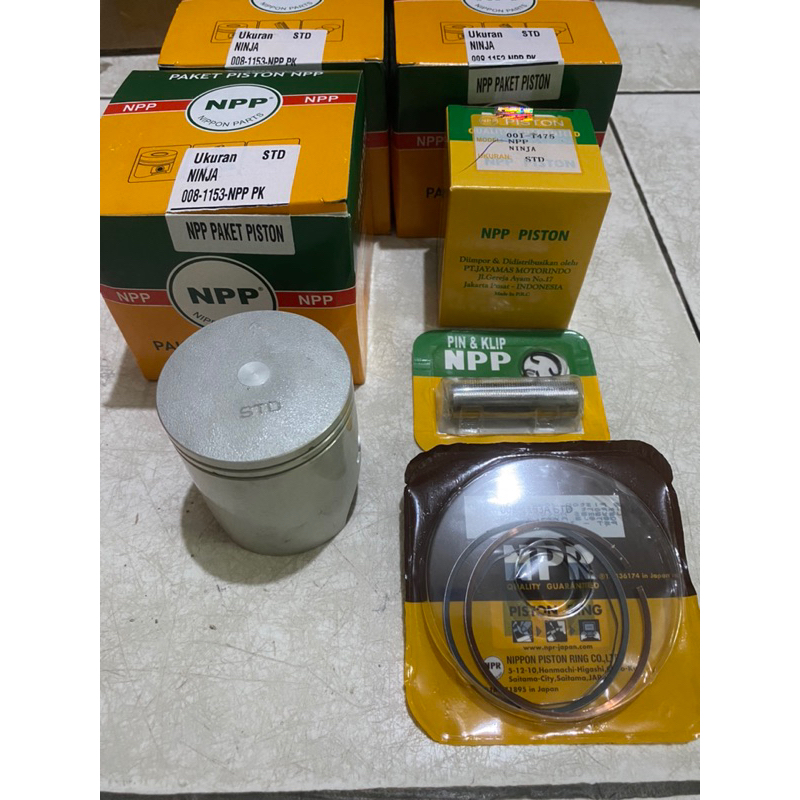 Jual NPP Piston STD Os.0 nol seher pistonkit NPP NINJA r rr pen 15 STD os standar 0 Nol | Shopee ...