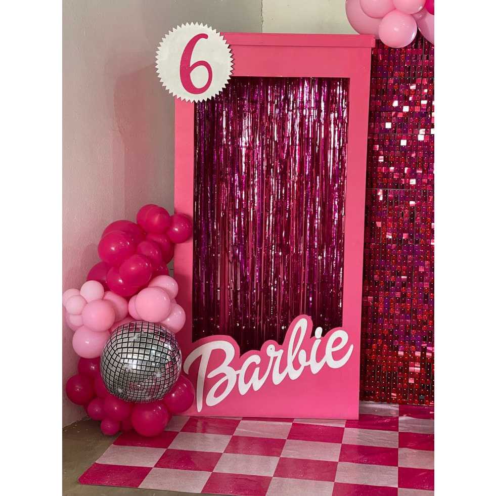 Jual Paket Backdrop Styrofoam barby/ Foto Booth Barby styrofoam & Ken ...